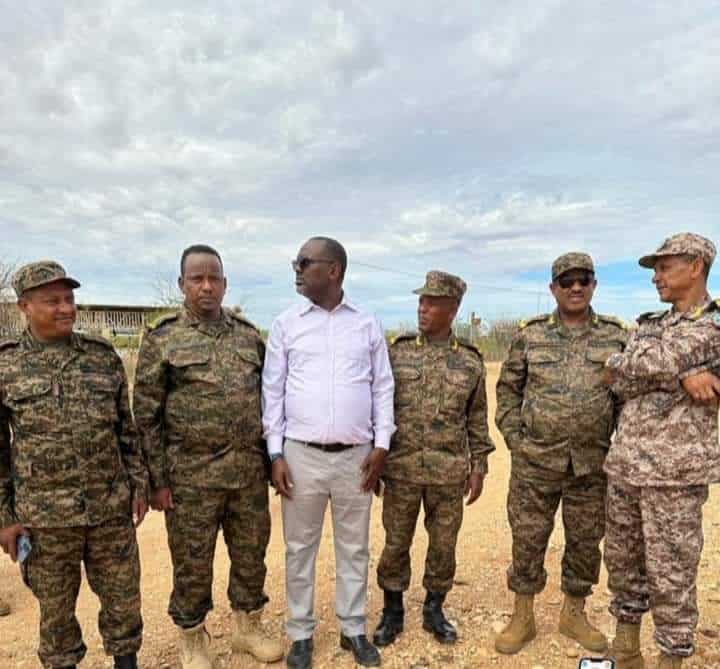 Saraakiil Itoobiyaan ah oo soo gaaray Beledweyne & ujeedka safarkooda ...